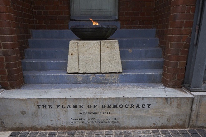 Flame of Democracy – Constitution Hill