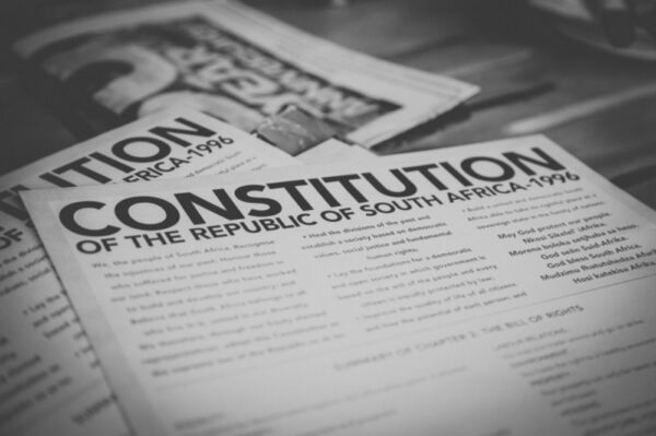 Looking back to the signing of the Constitution of South Africa ...